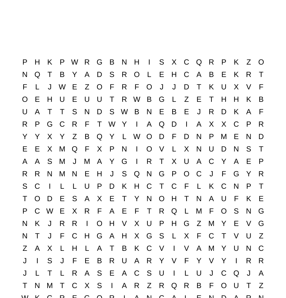 Leap Year Word Search