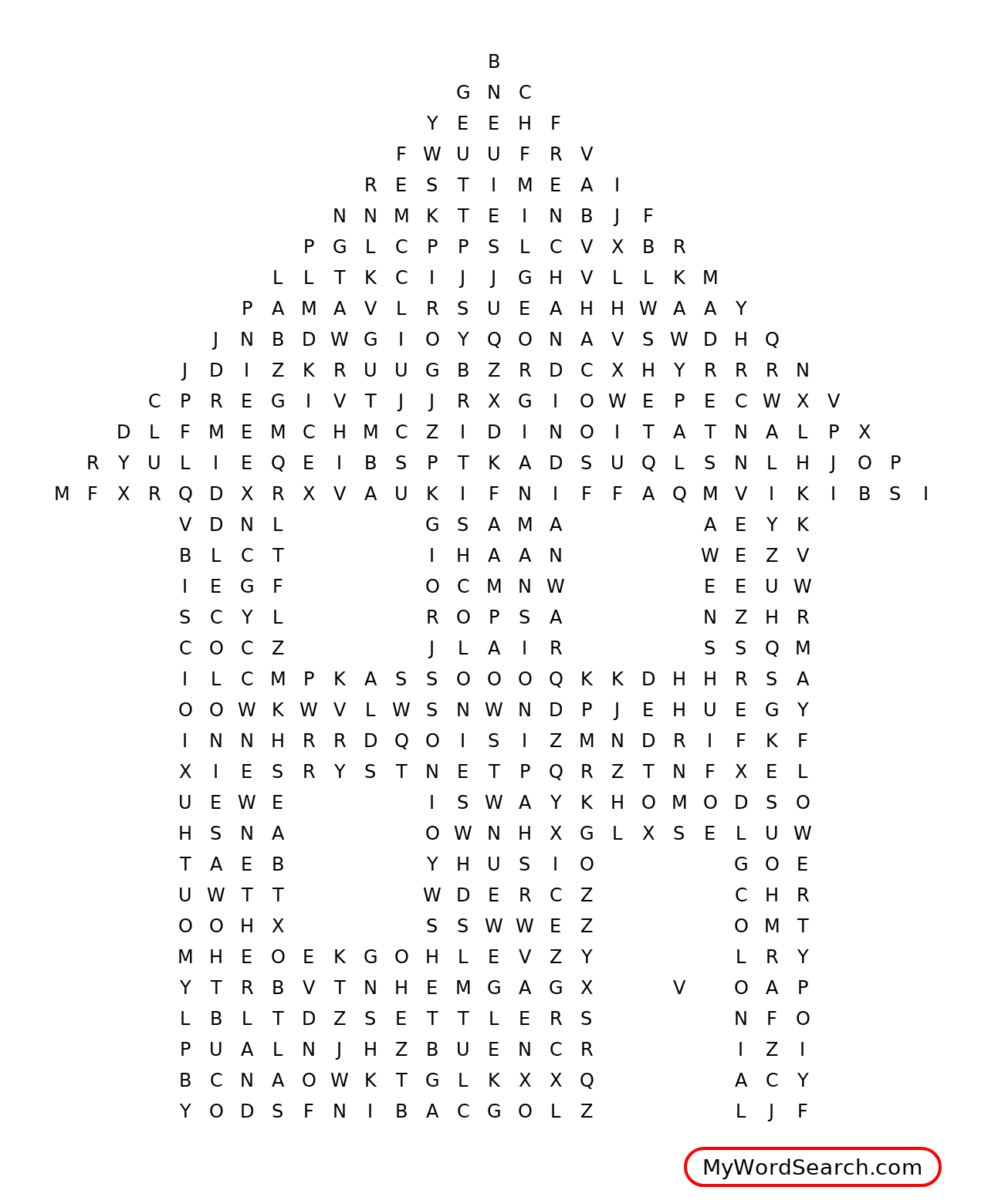 Free Printable Colonial Word Search - Word Search Maker