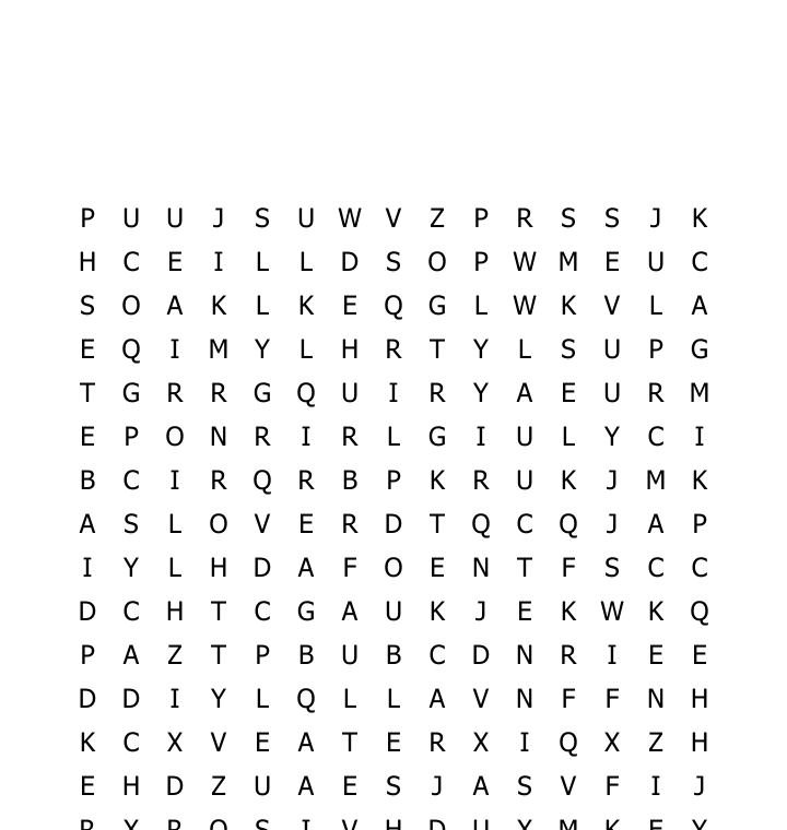 Mismatch Word Search