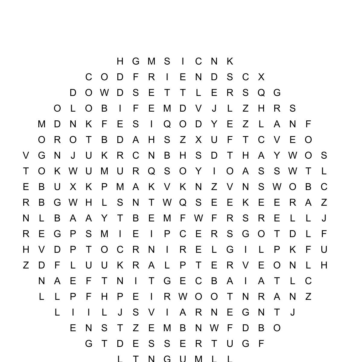 Moon Word Search