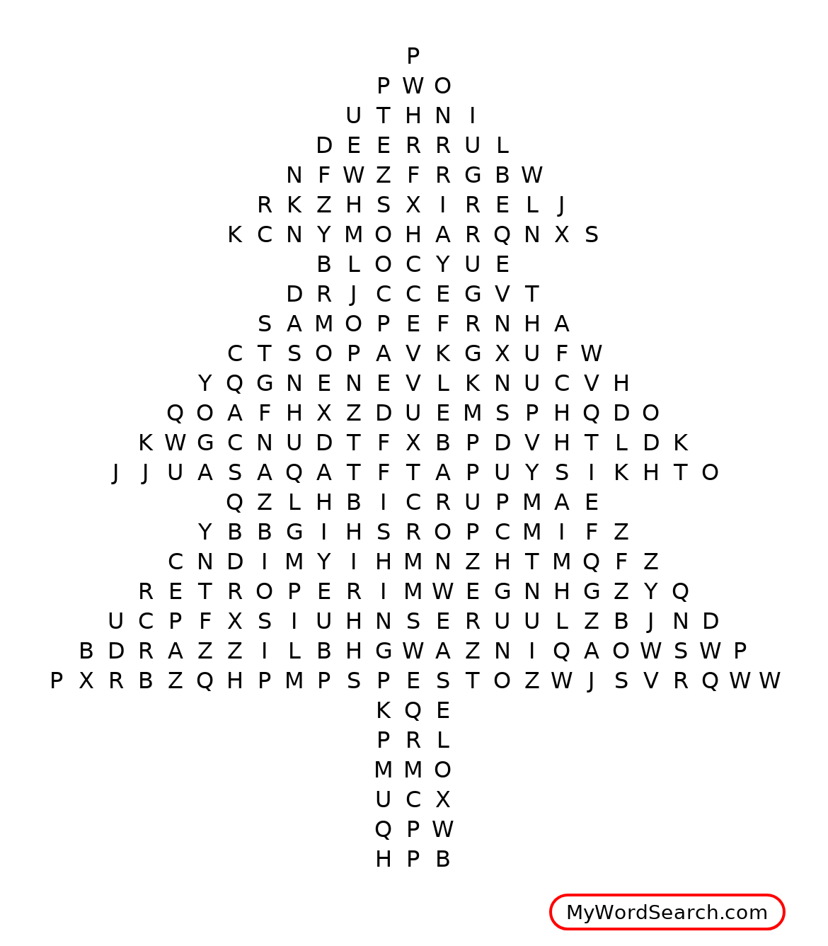 Mountain Mix-Up Word Search