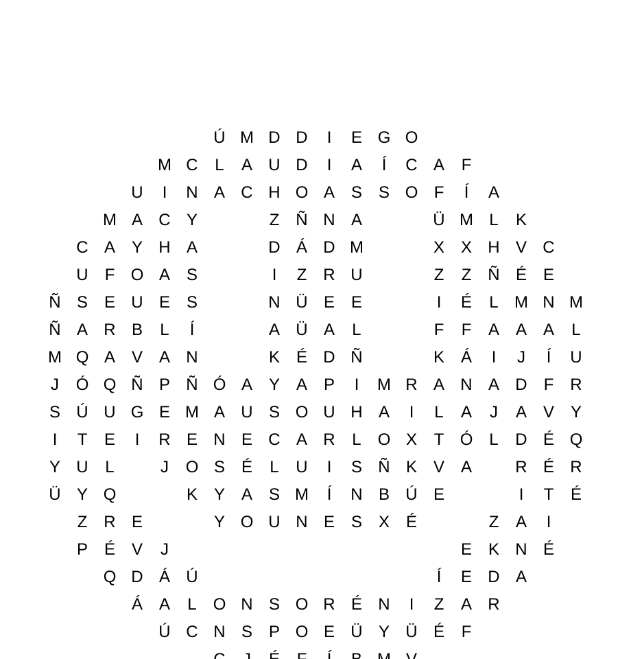 NAMES OF OUR CLASSMATES 2ºB