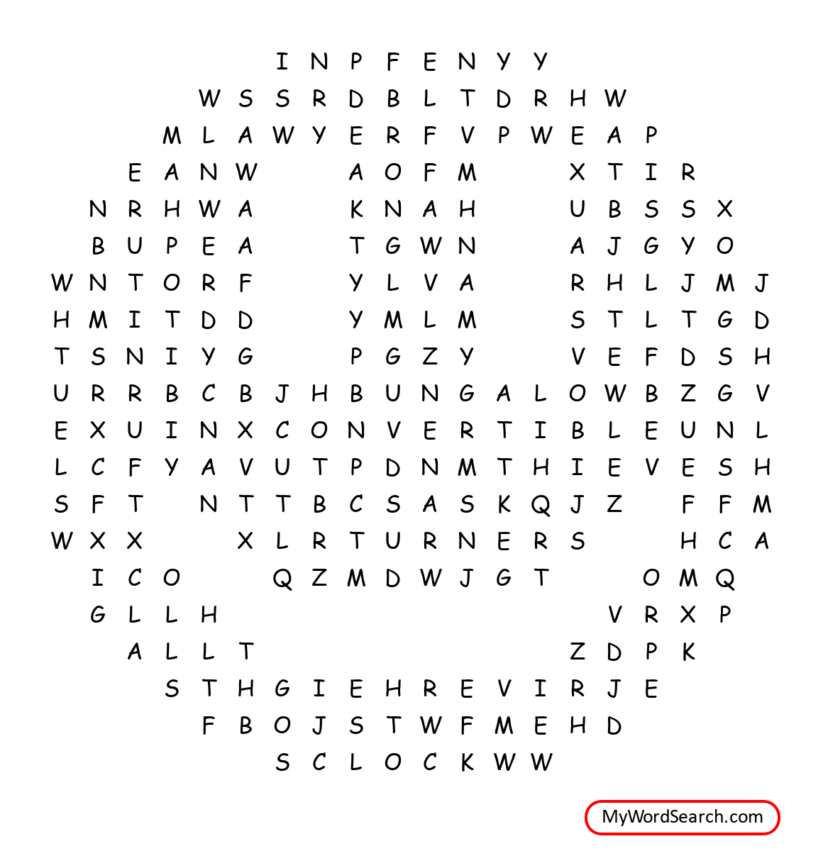 Nancy Drew's Mystery Word Search