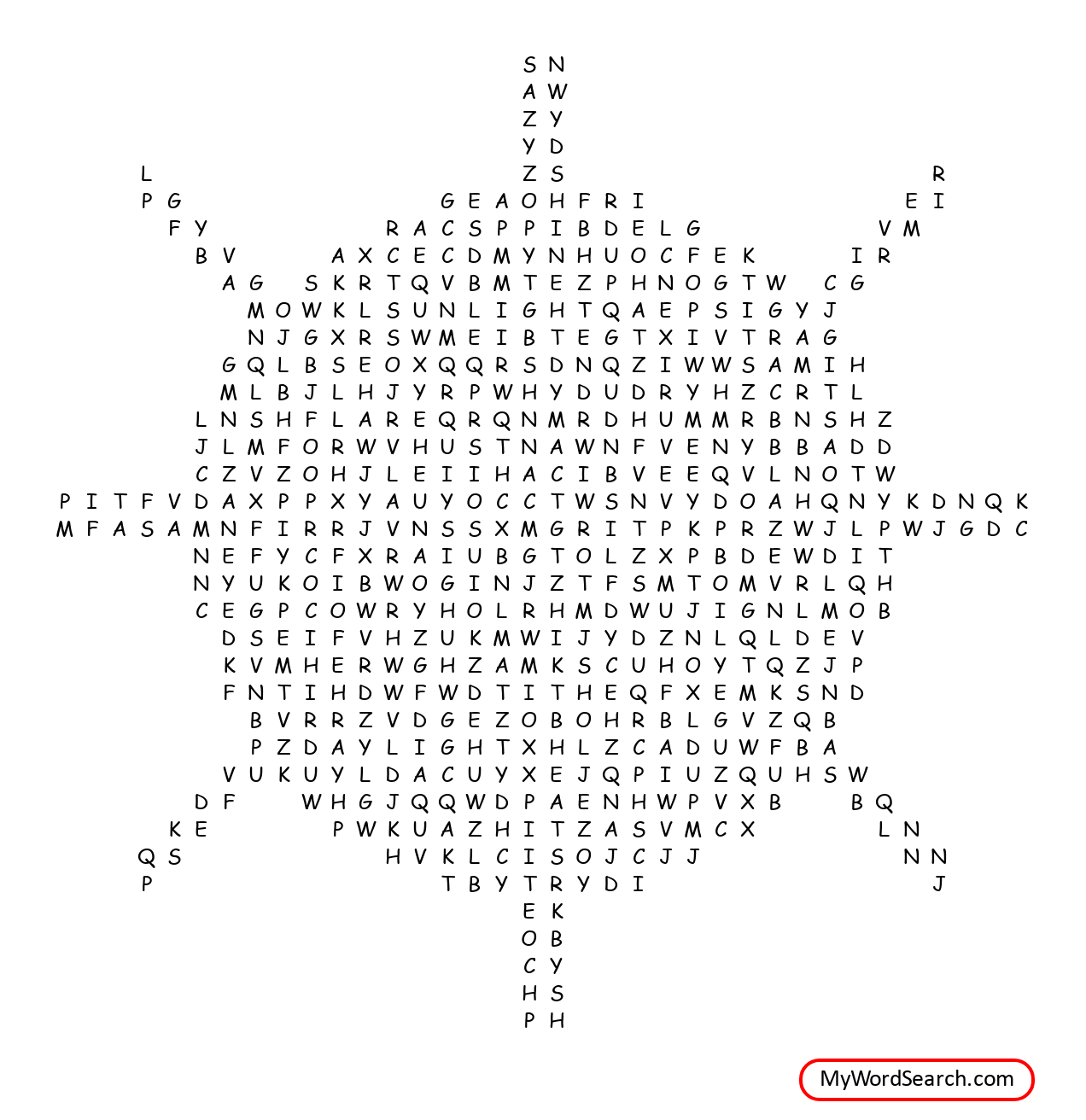 Naomi: The sun puzzle