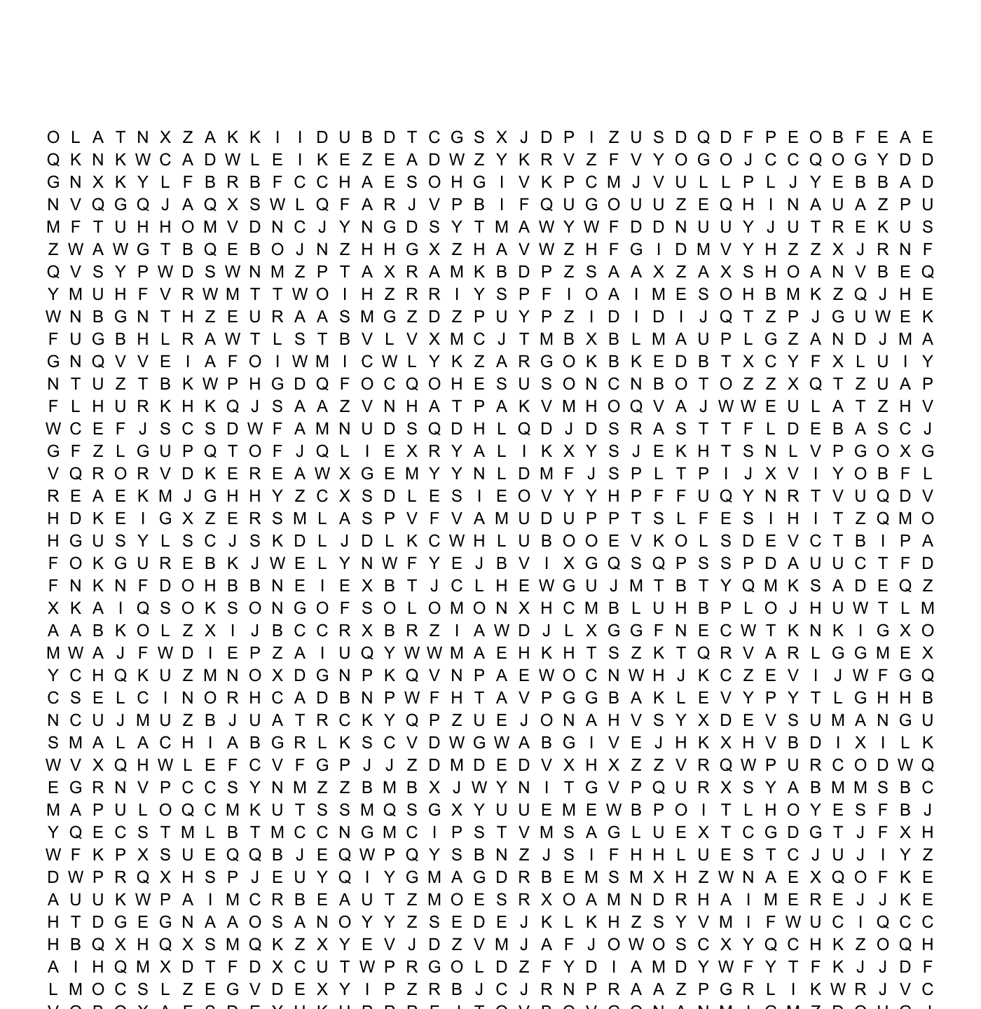 OLD TESTAMENT BOOKS Wordsearch
