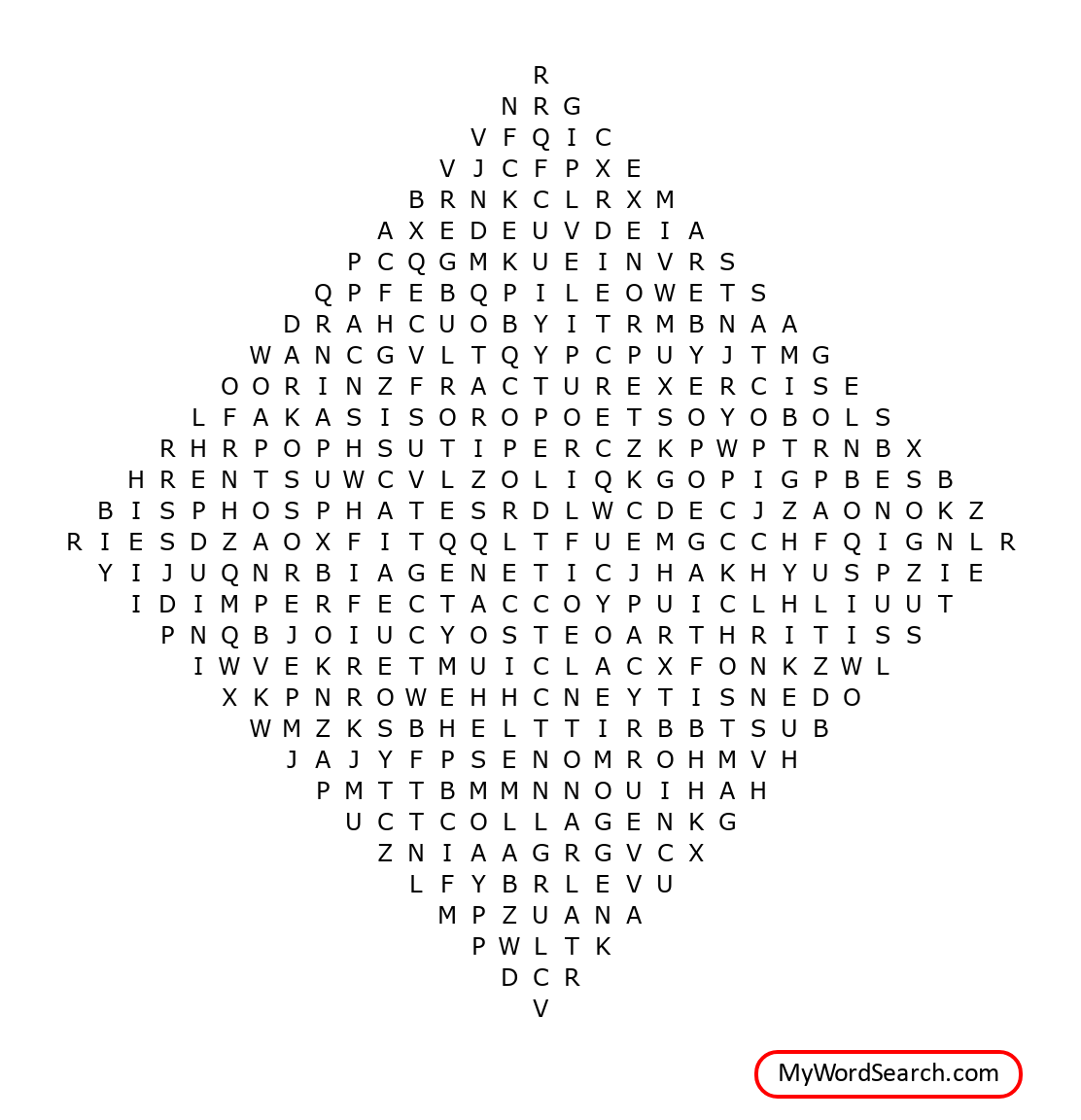 Osteo Word Search osteo-word-search