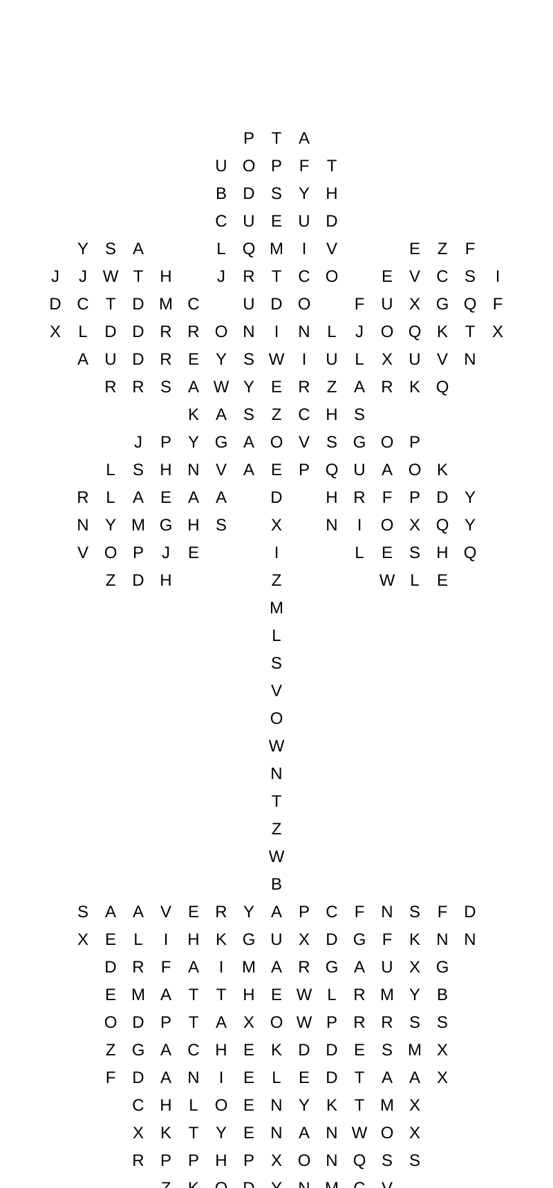 Our Class Word Search