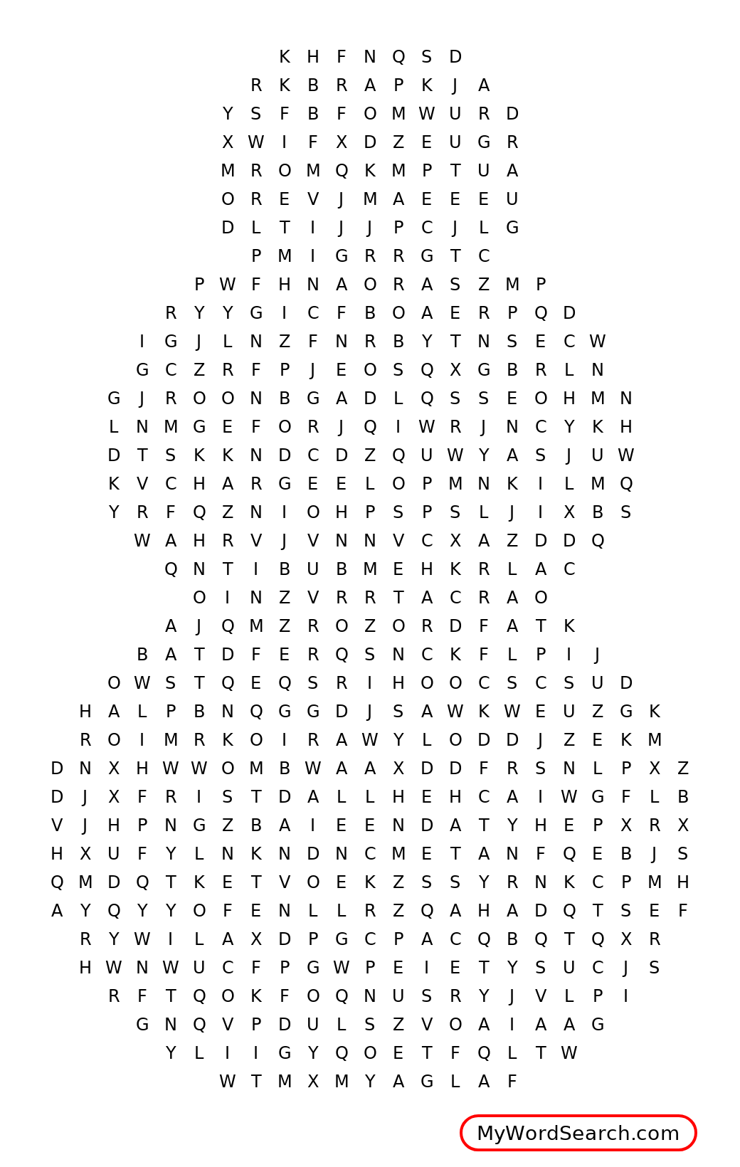 Owens Word Search