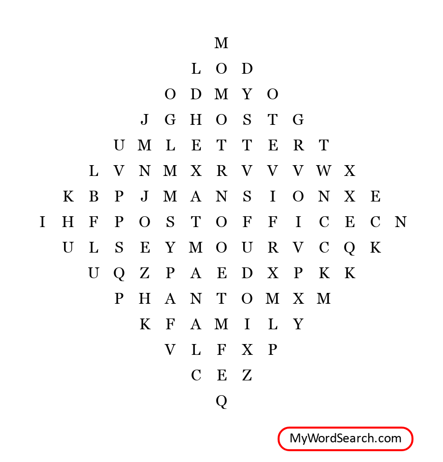 PHANTOM WORD SEARCH