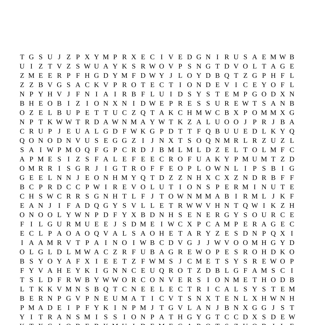 P.O.E. Chapter 7 Word Search