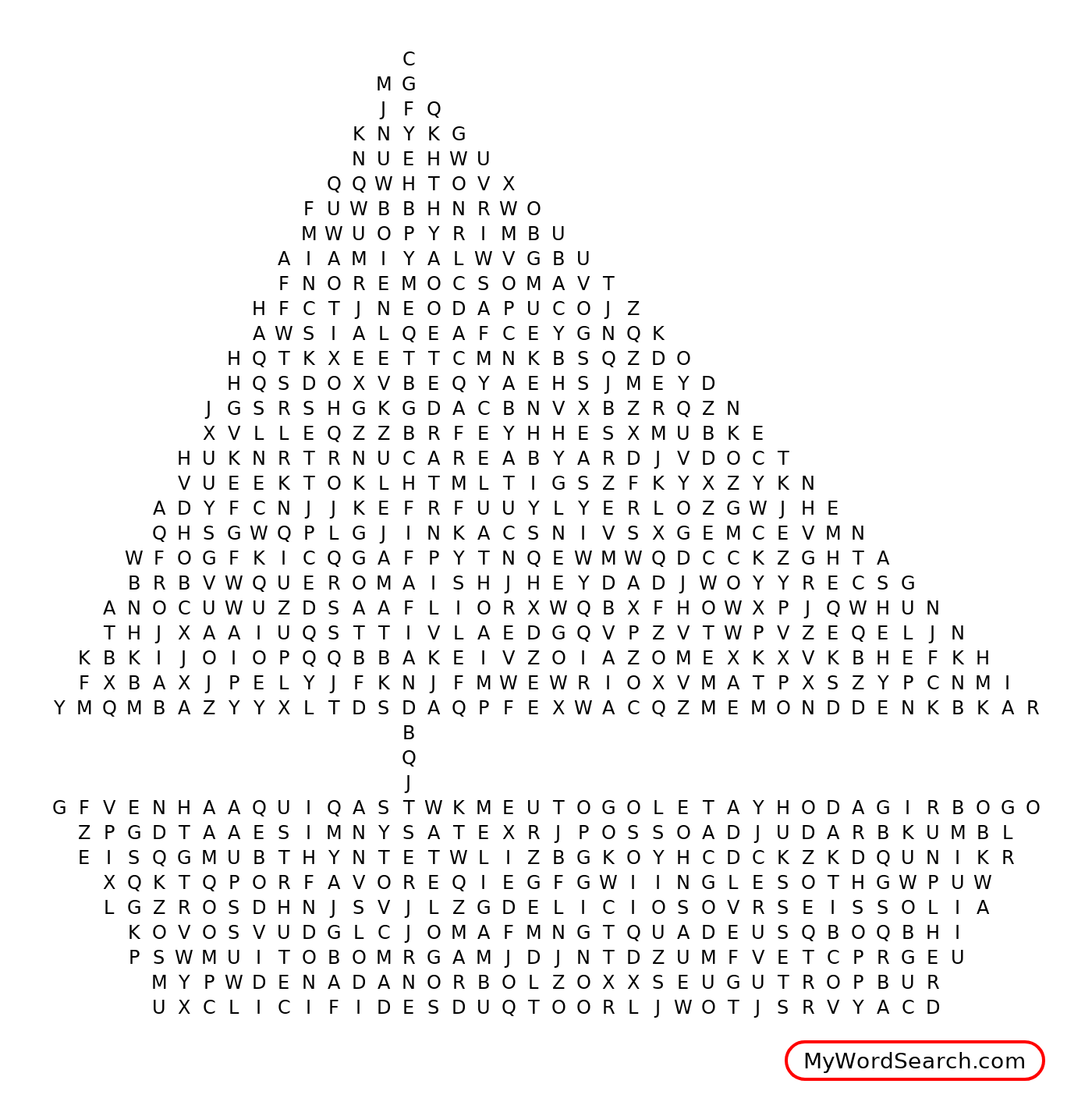 PORTUGUESE WORD SEARCH