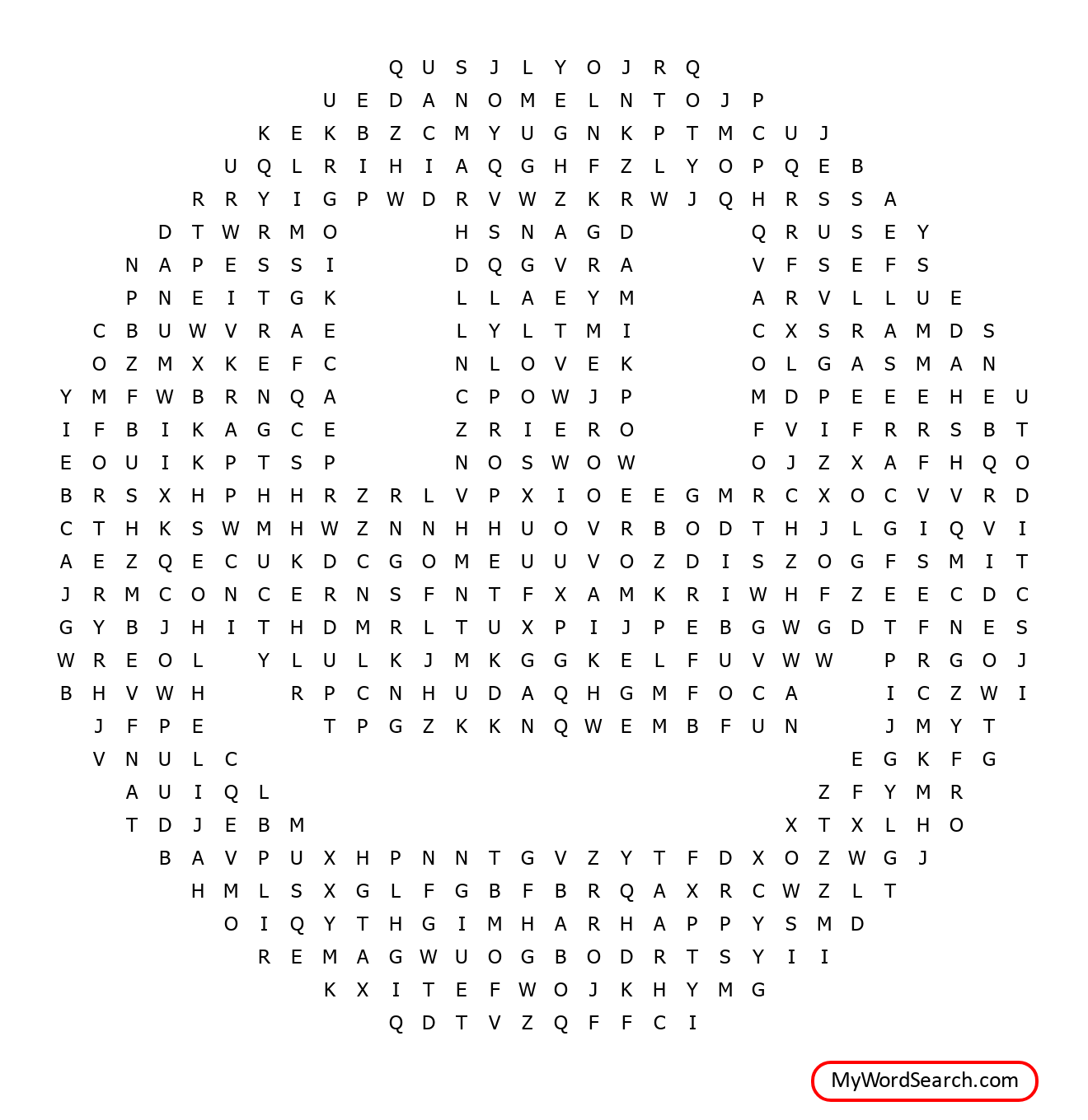 POWER UP WORD SEARCH