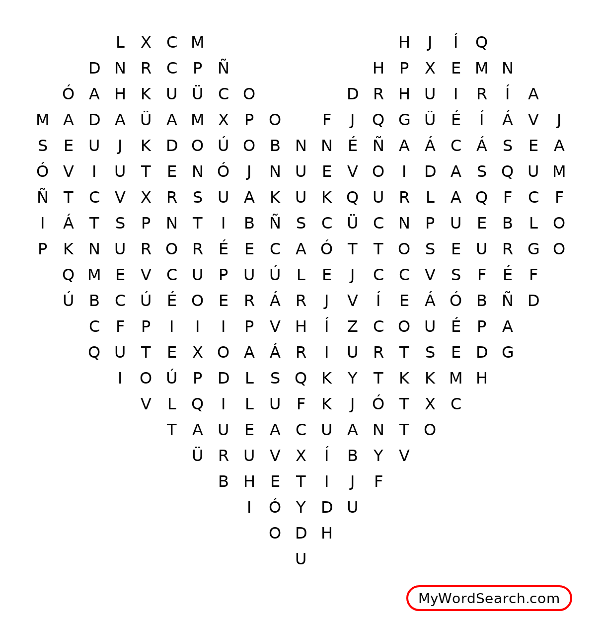 Palabras con ue, ui,