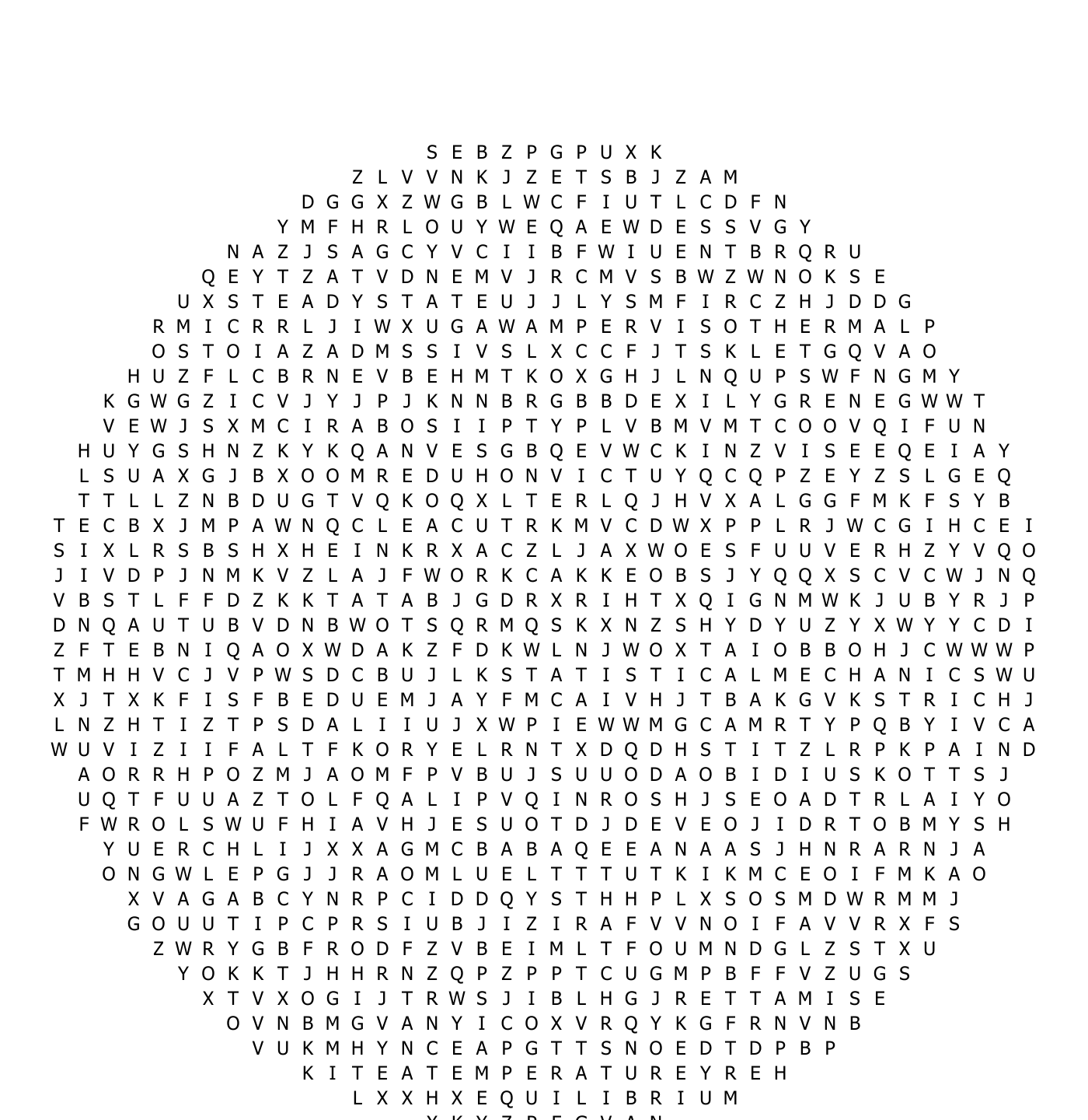 Physics - Thermodynamics