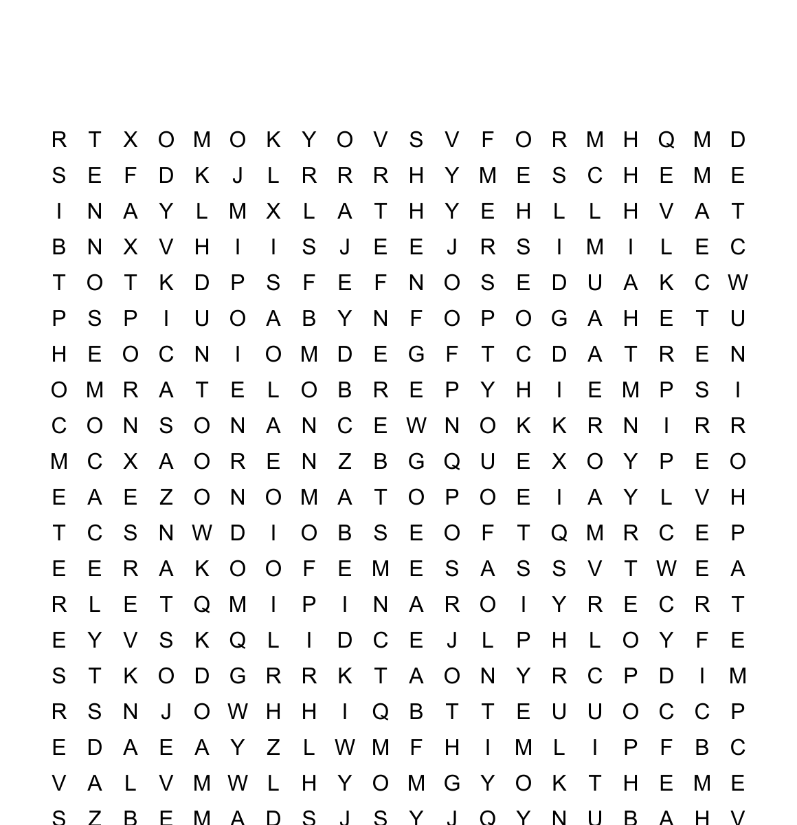 Free Poetry Word Search Printables - Word Search Maker