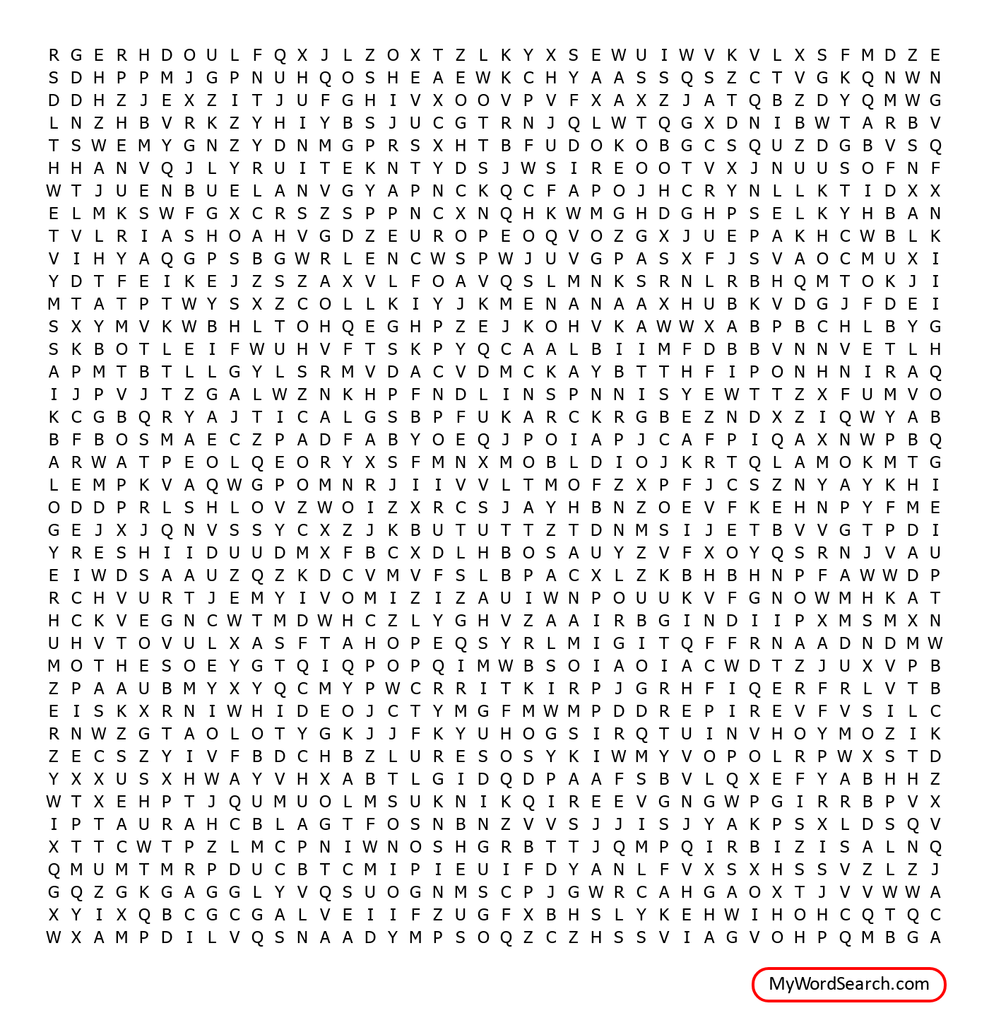 Poland Word Search