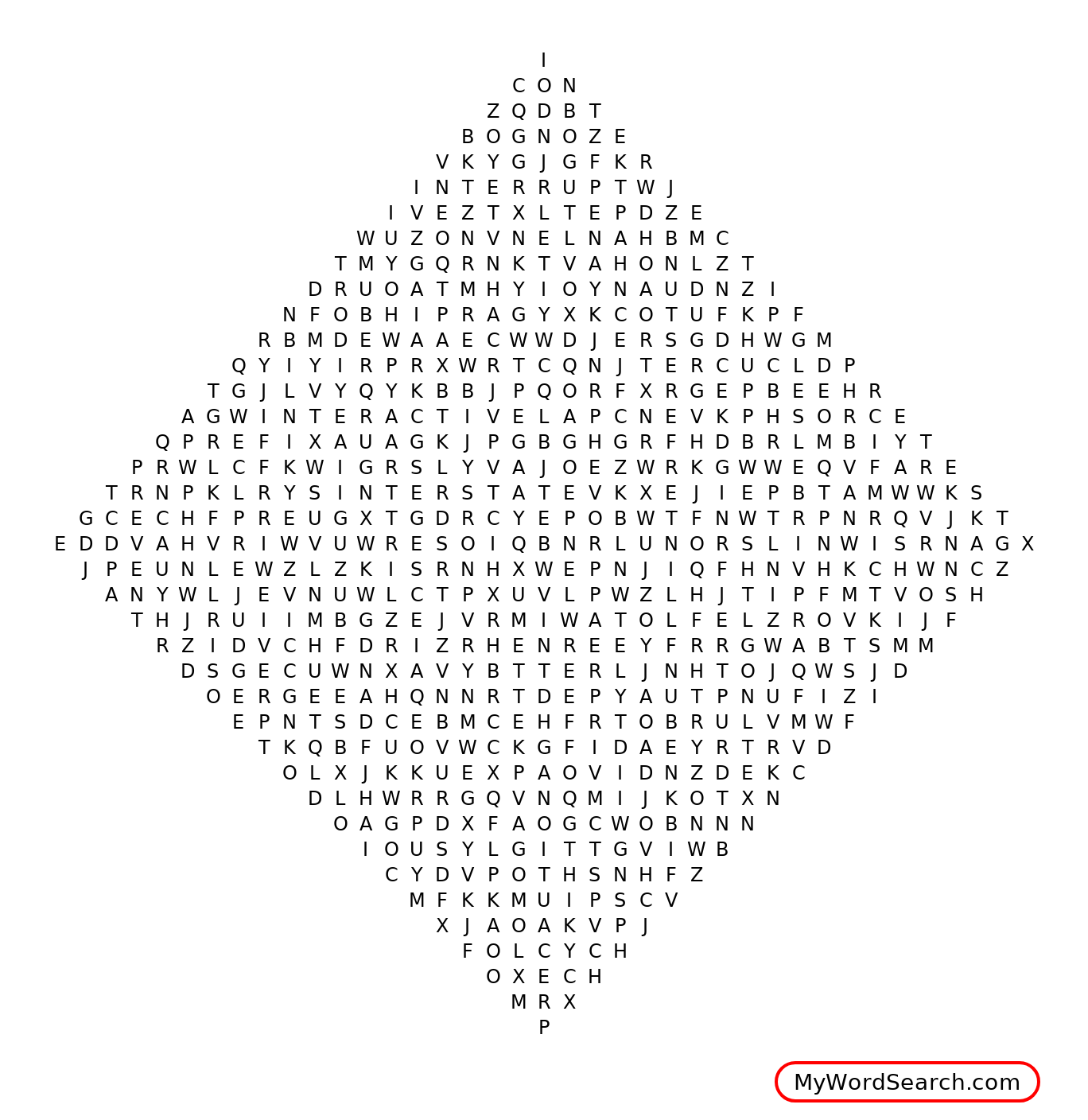 Pre & Inter Word Search