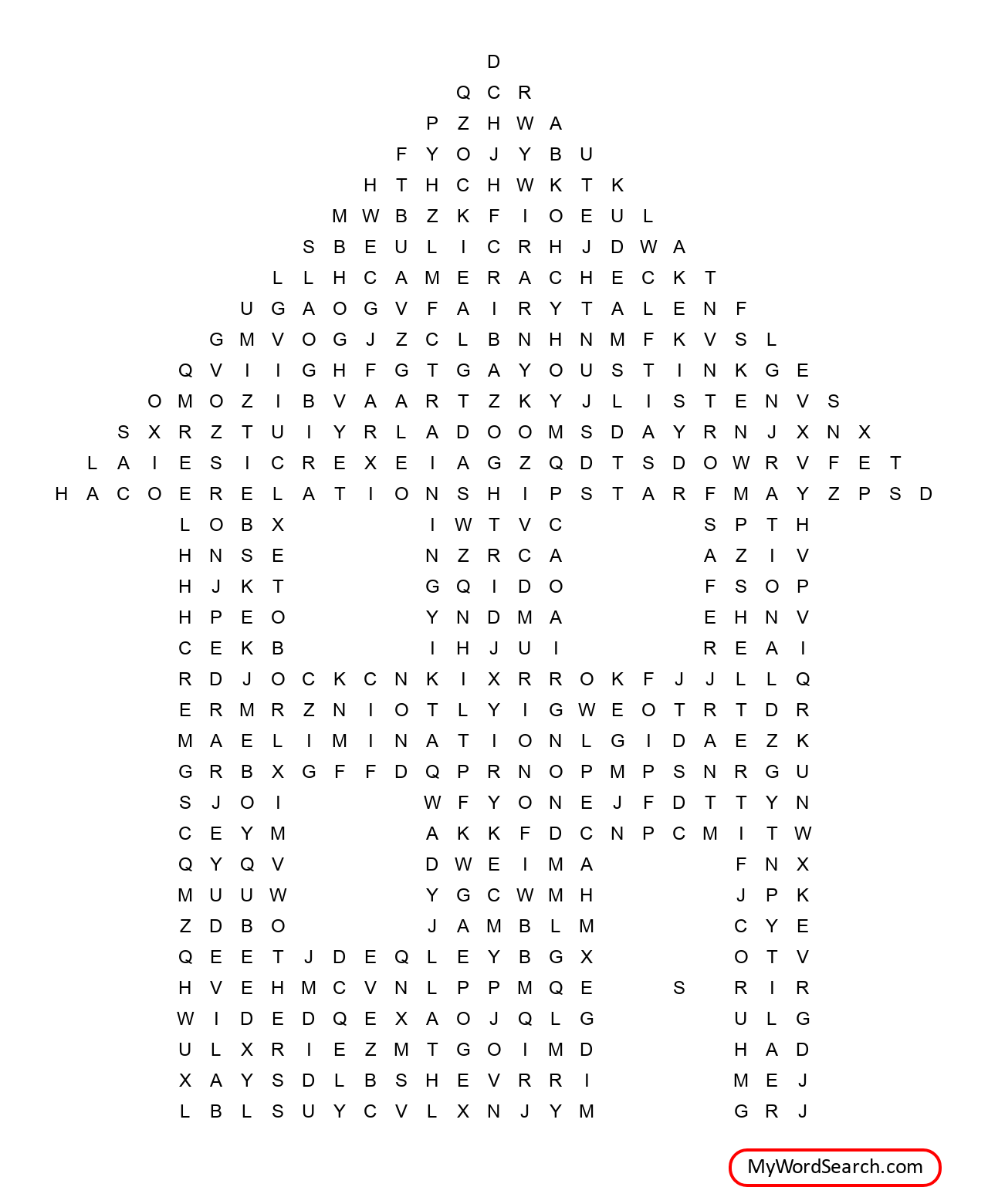 RBT Word Search