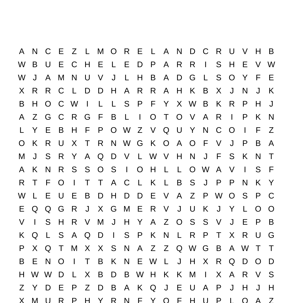 Rangers Word Search Only 7