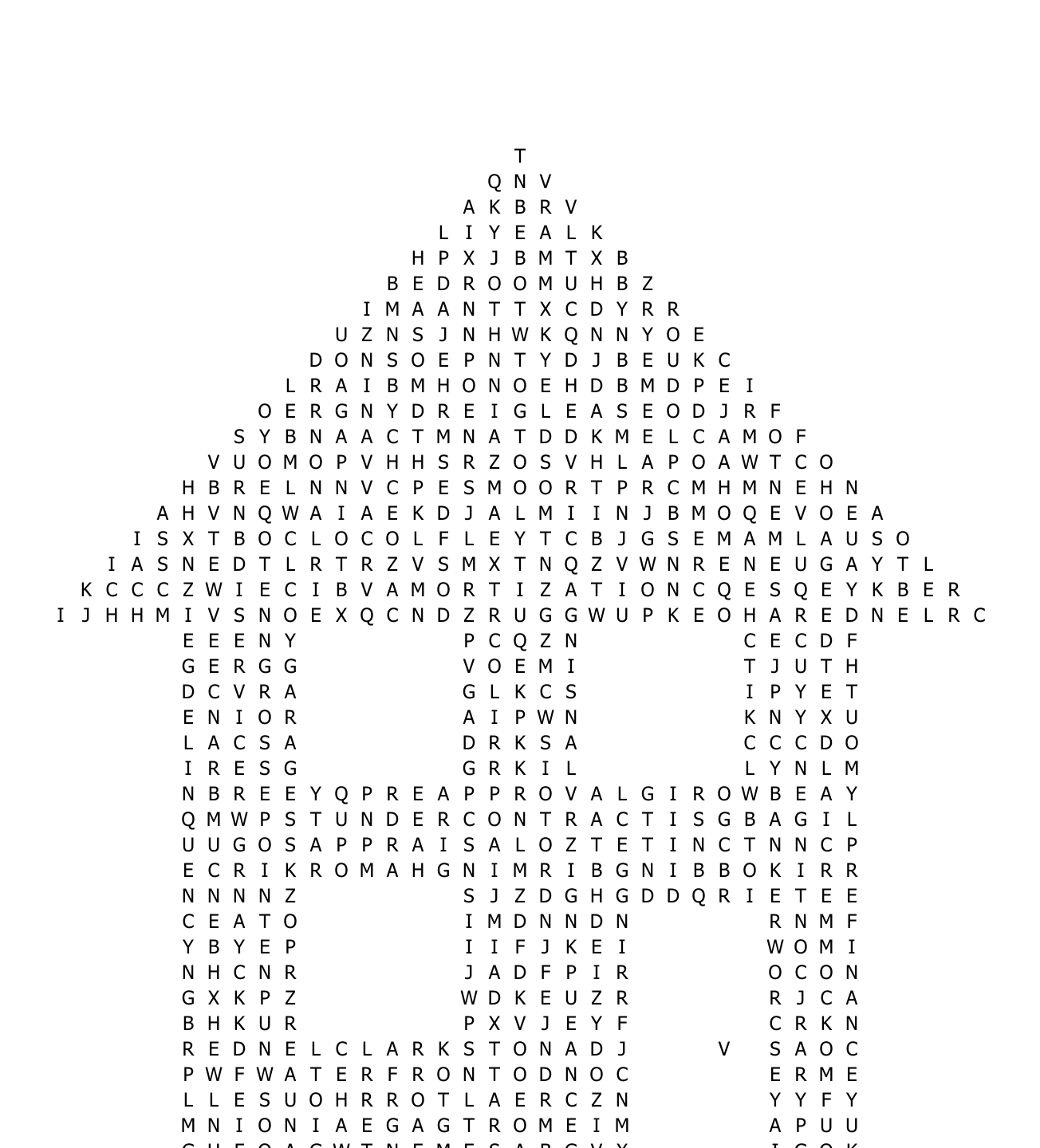 Real Estate Word Search