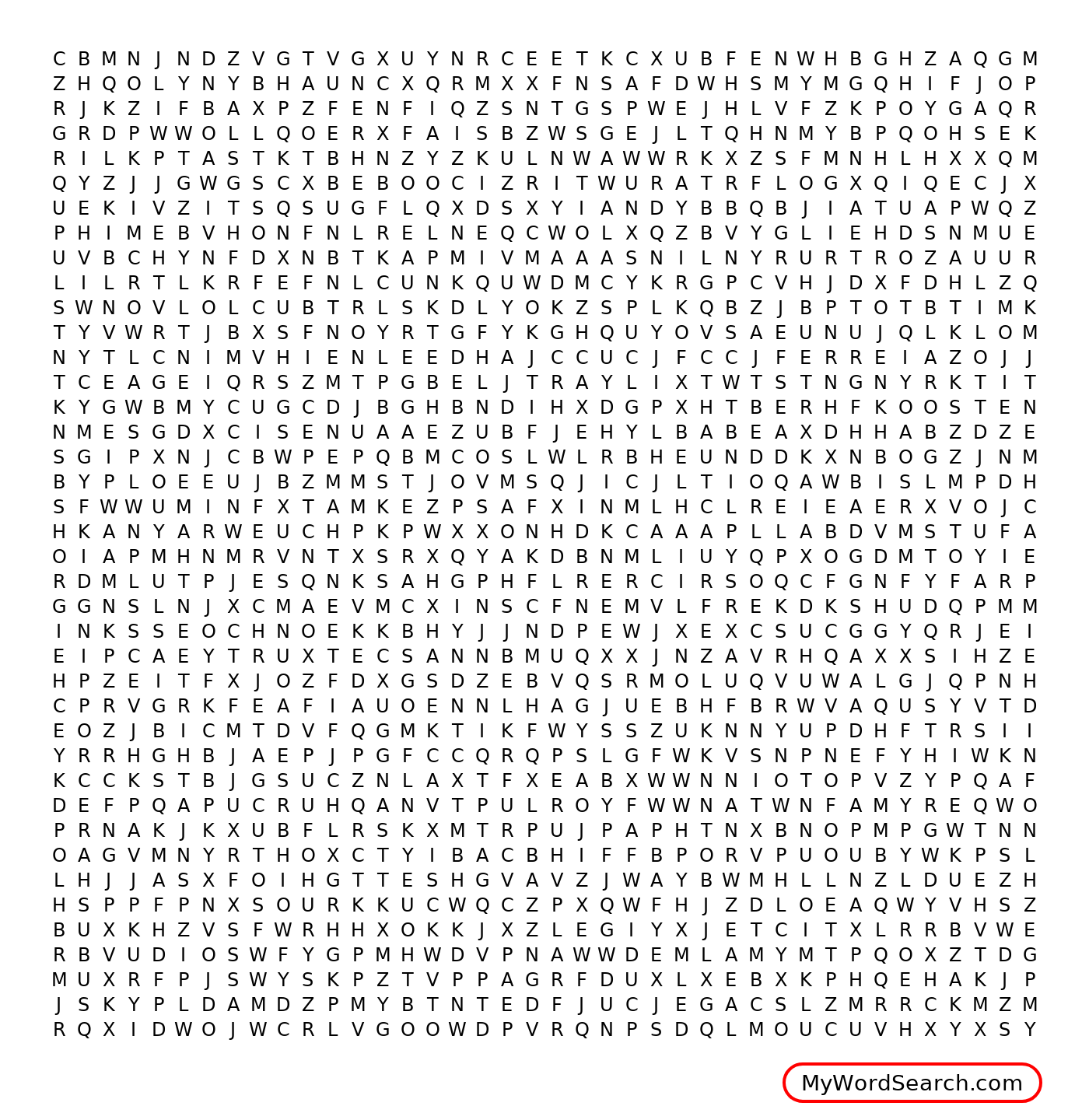 Reconstruction Word Search