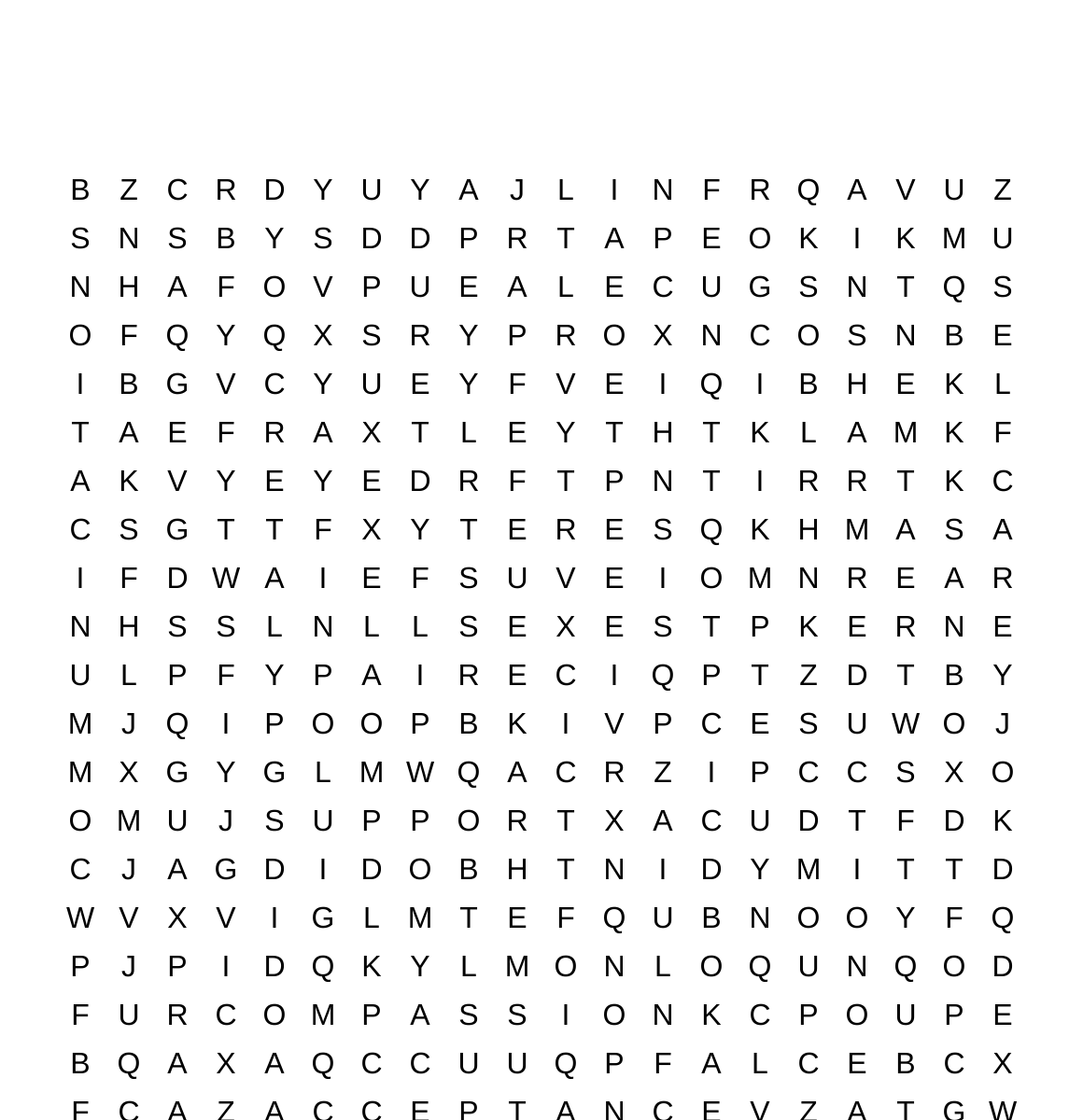 Recovery Journey Word Search