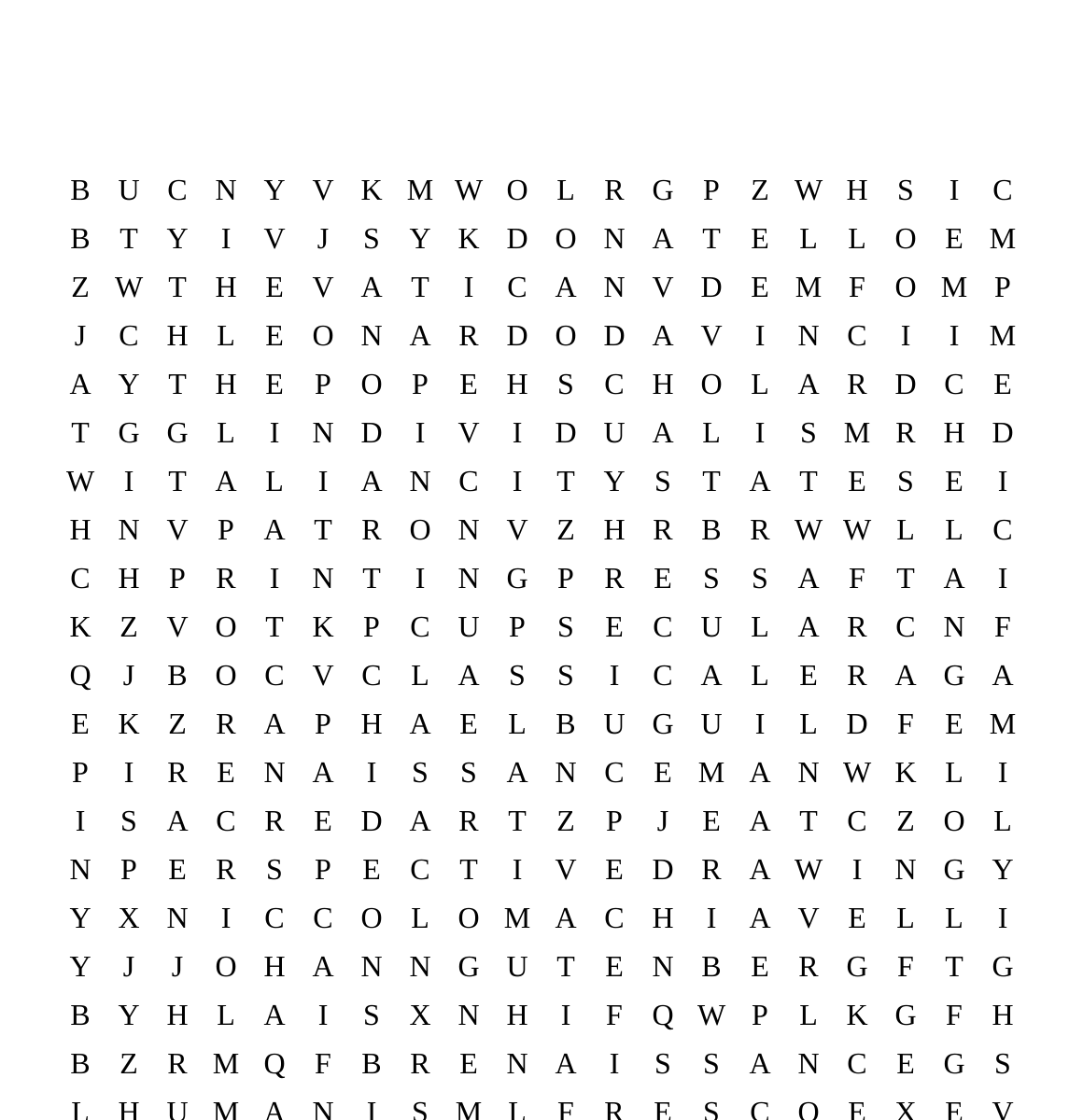 Renaissance Word Search :)