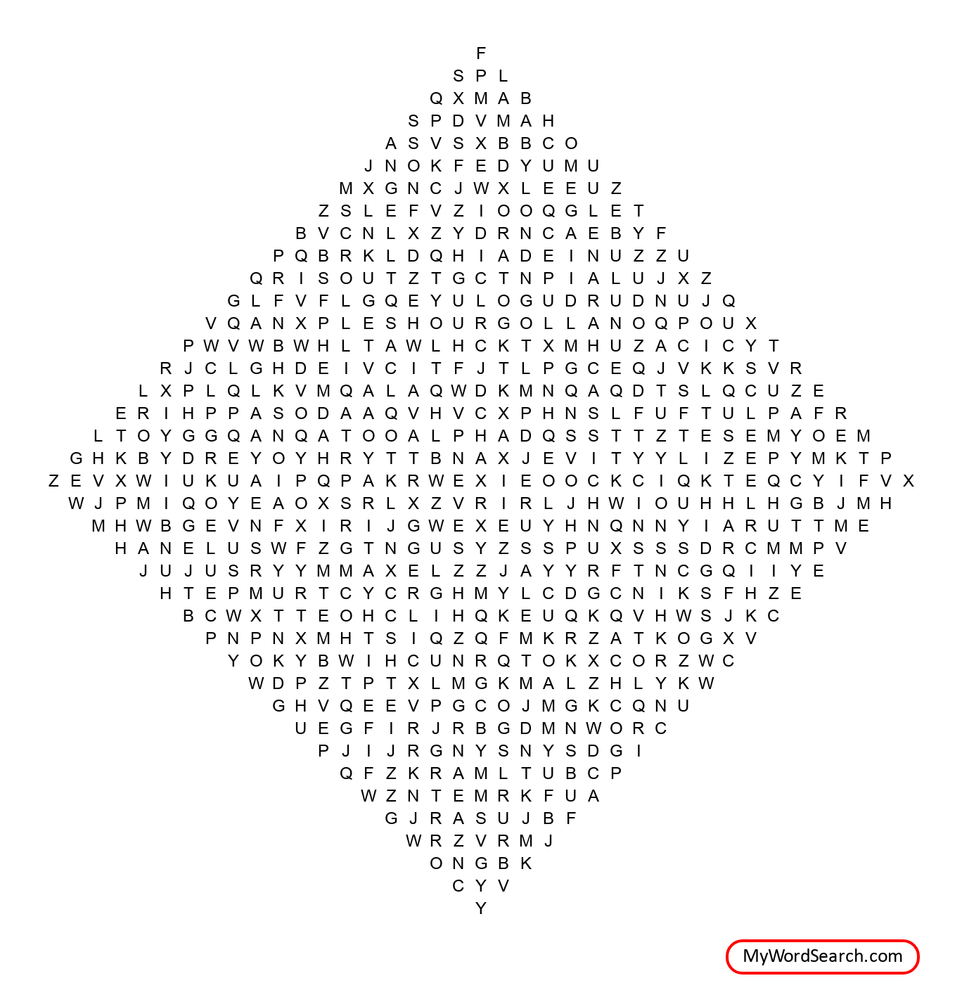 Revelation Word Search