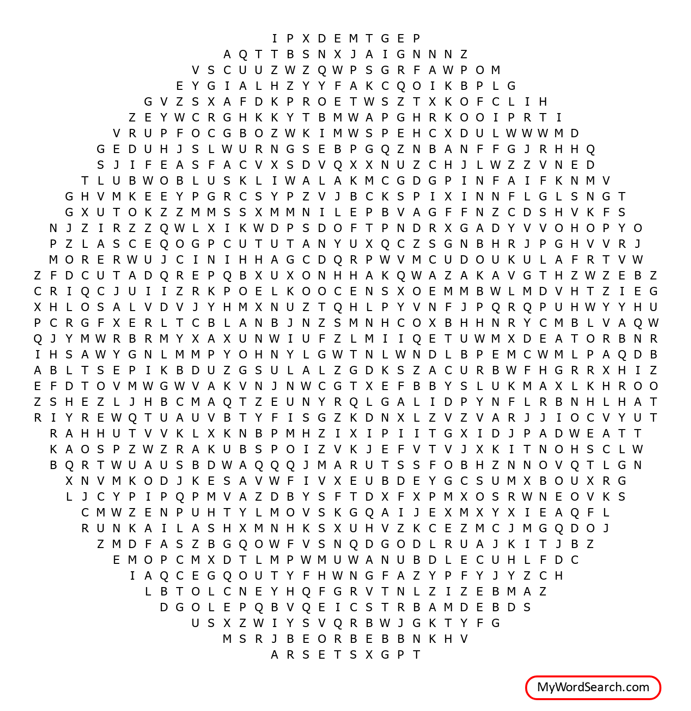 Alps mountains word search