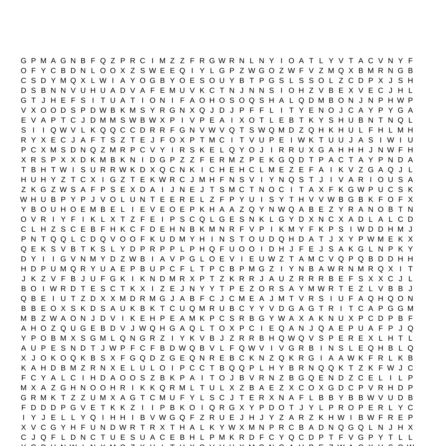 Ryan's Word Search