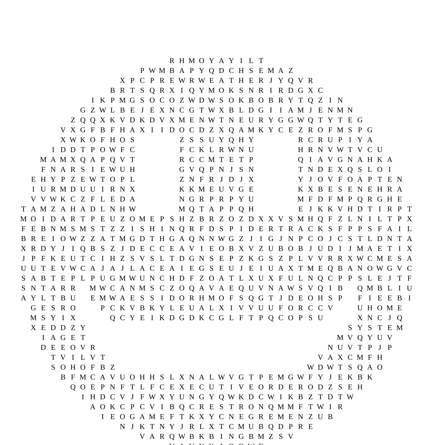 SAU Word Search