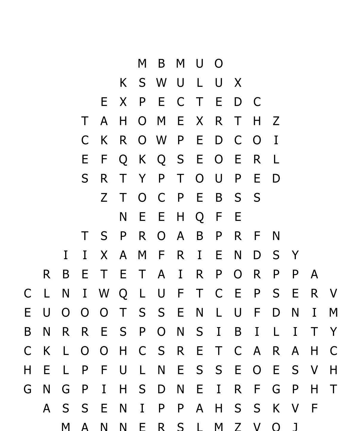 SEL word search