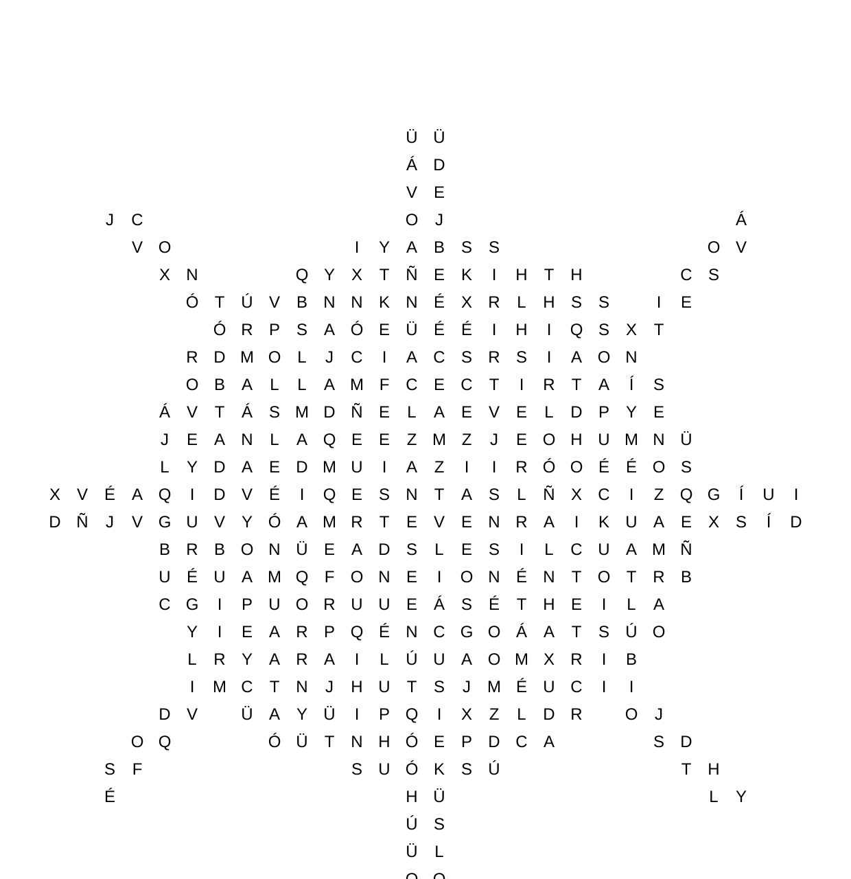 SOPA DE LETRAS DE ALMACEN