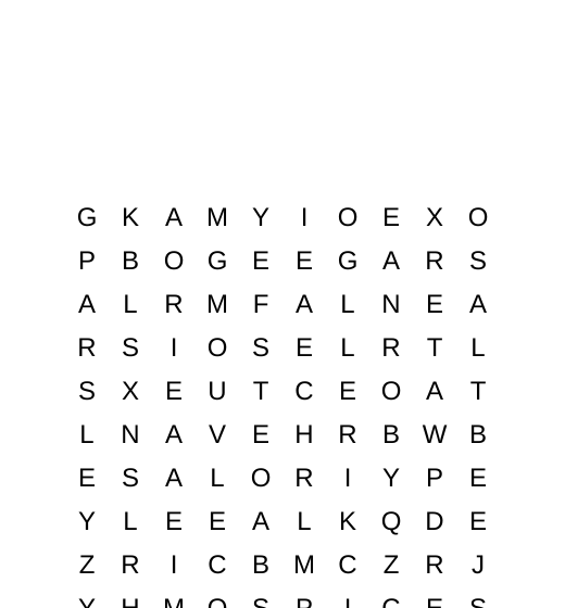 STEW WORD SEARCH