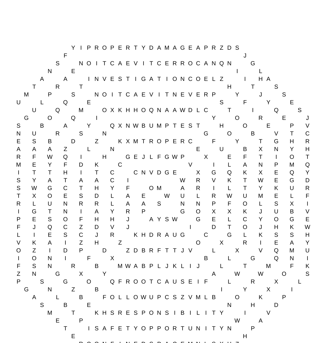 Summer Safety Word Search
