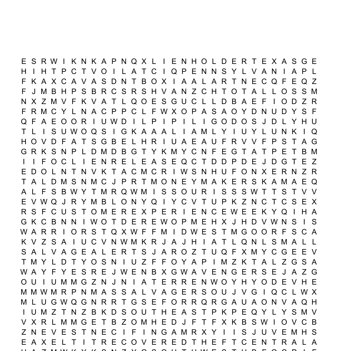 Salvage Word Search