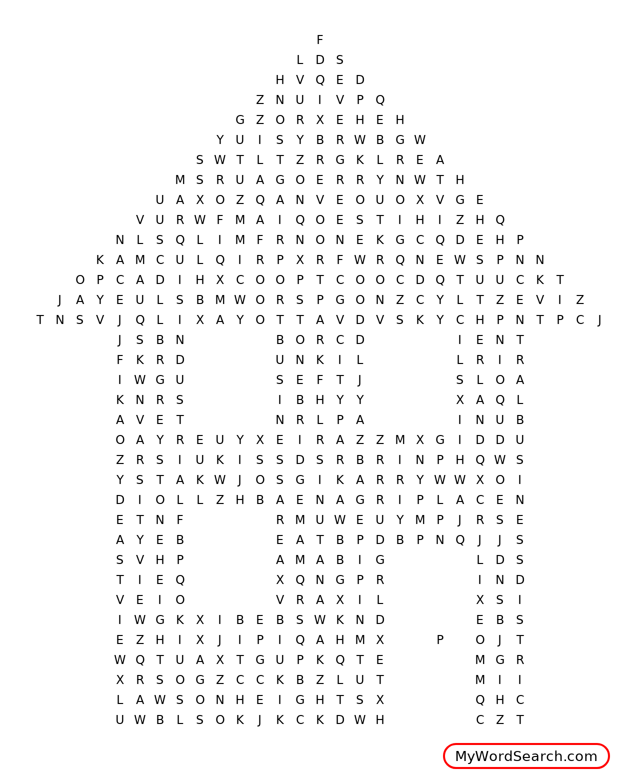 Saskatoon Neighbourhoods Word Search Puzzle