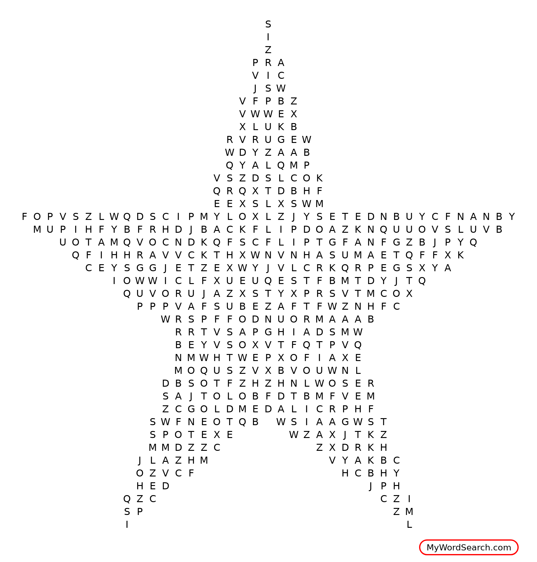 Simone Biles Word Search