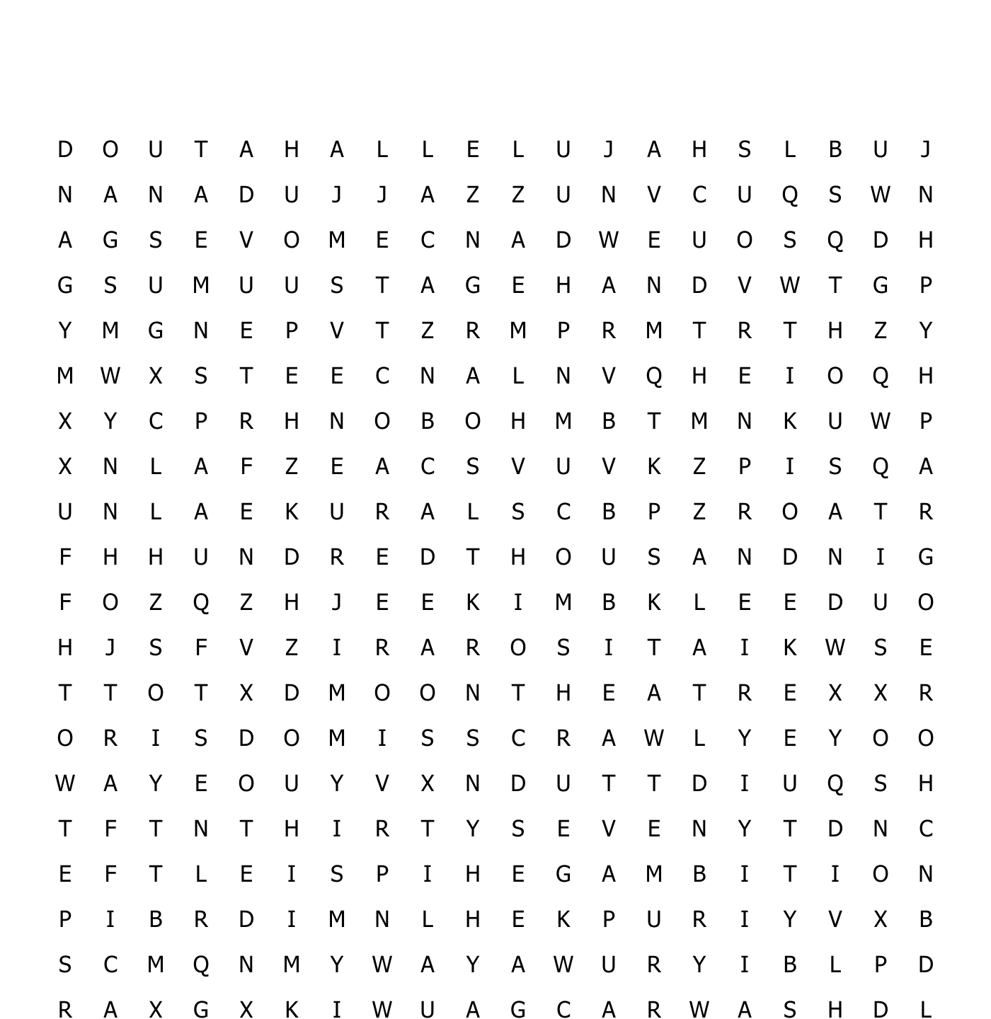 Sing (Movie) - Word Search