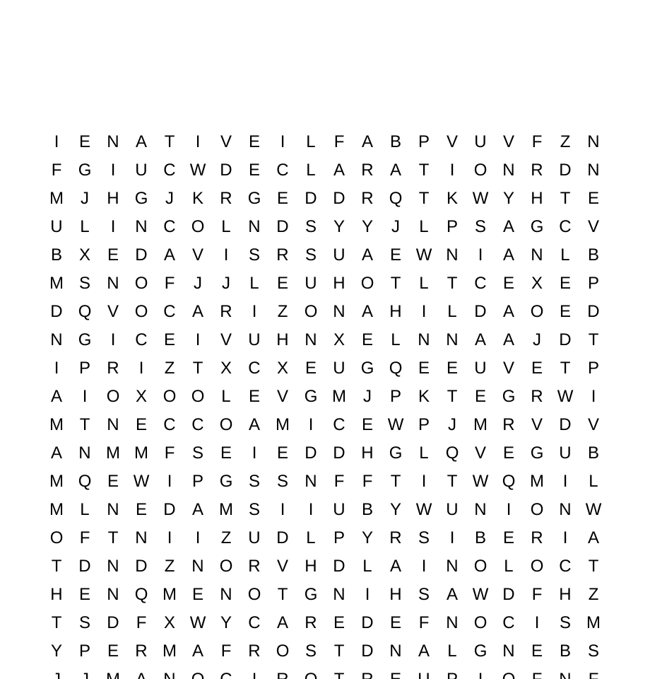 Social Studies Word Search