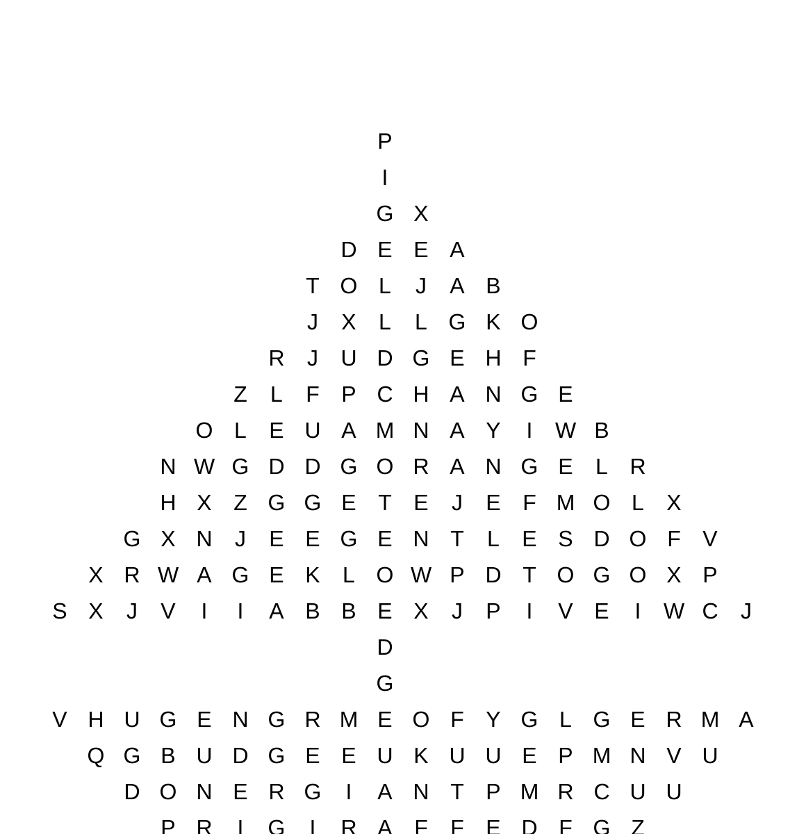 Soft G Spelled -ge, gi, -dge