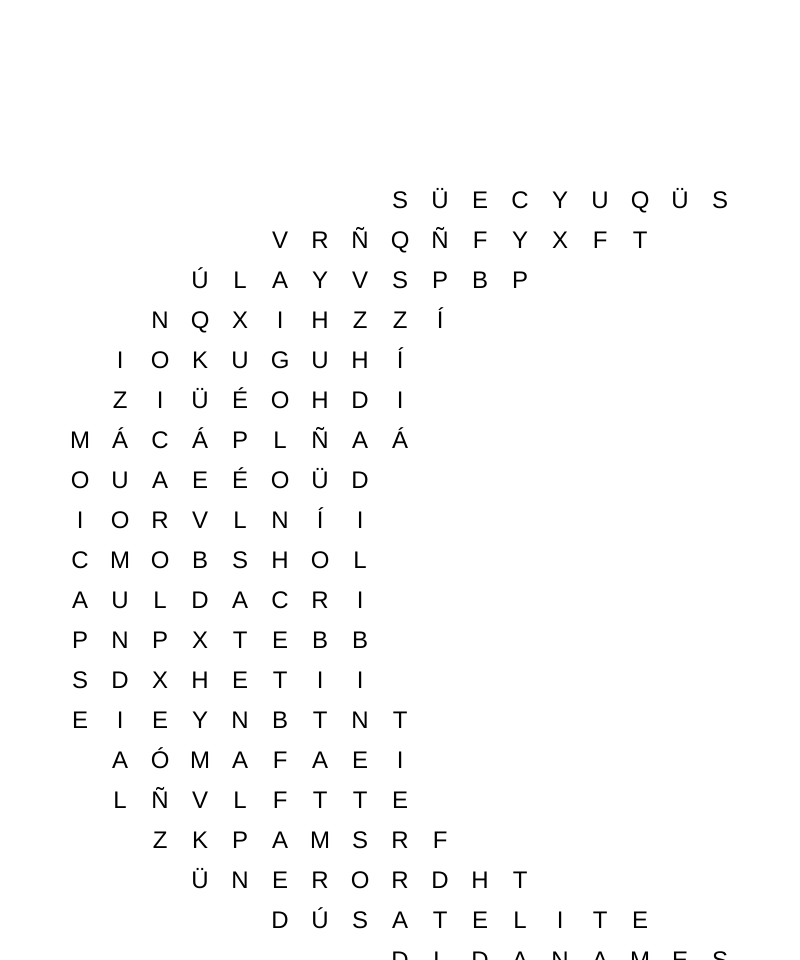 Sopa de Letras ⋆ Espacial