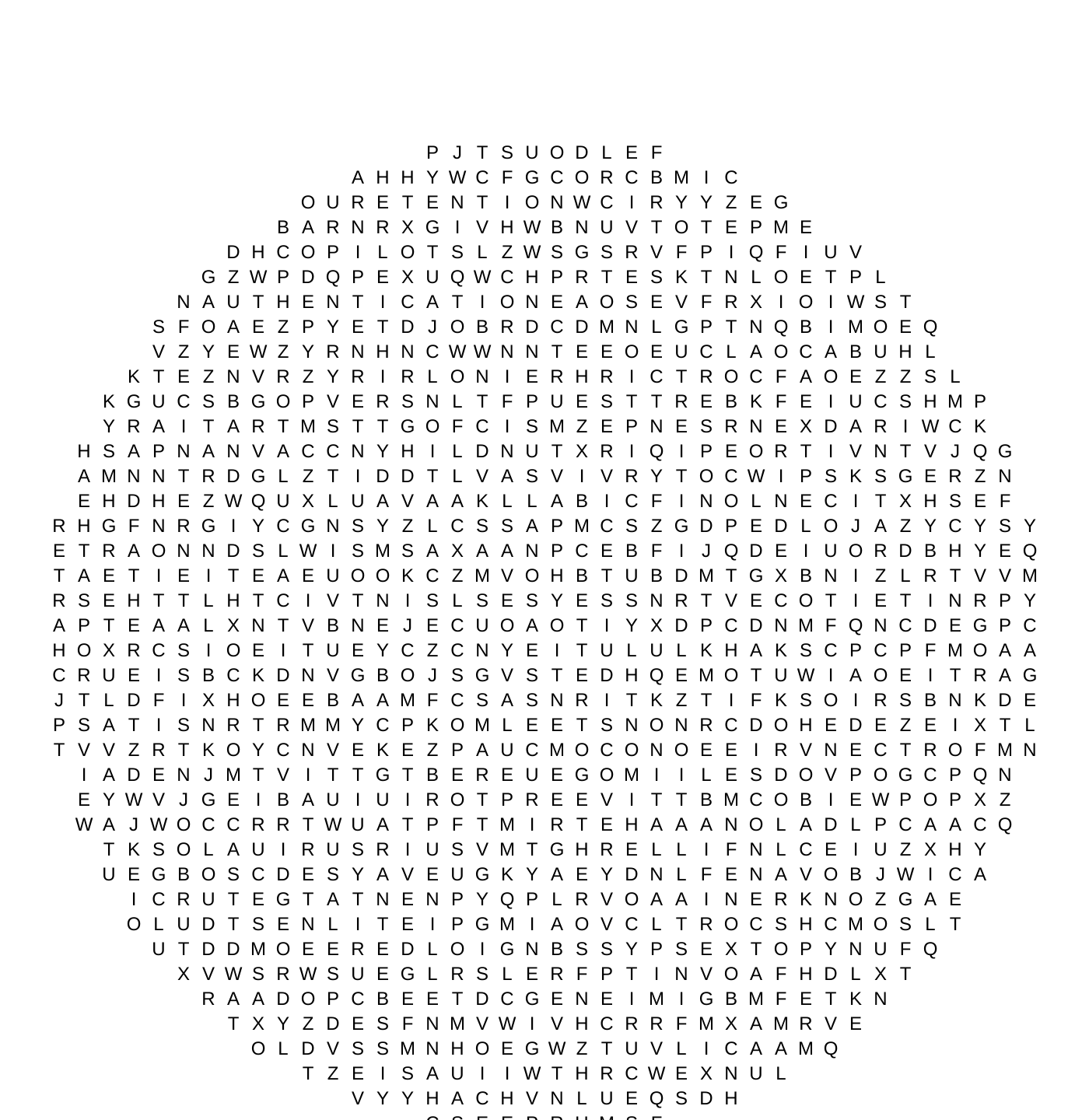 Spectrum Word Search