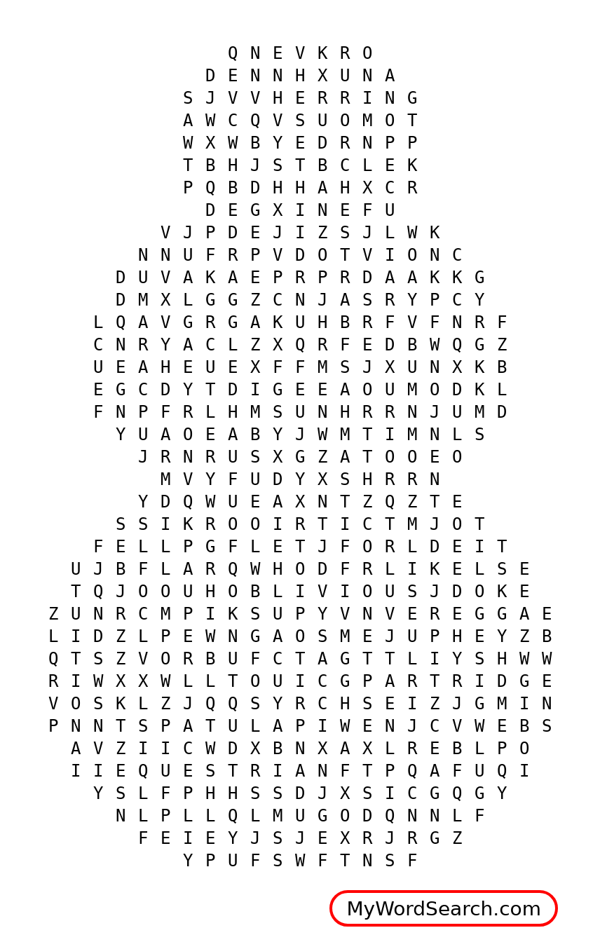 Spelling Bee Word Search #5