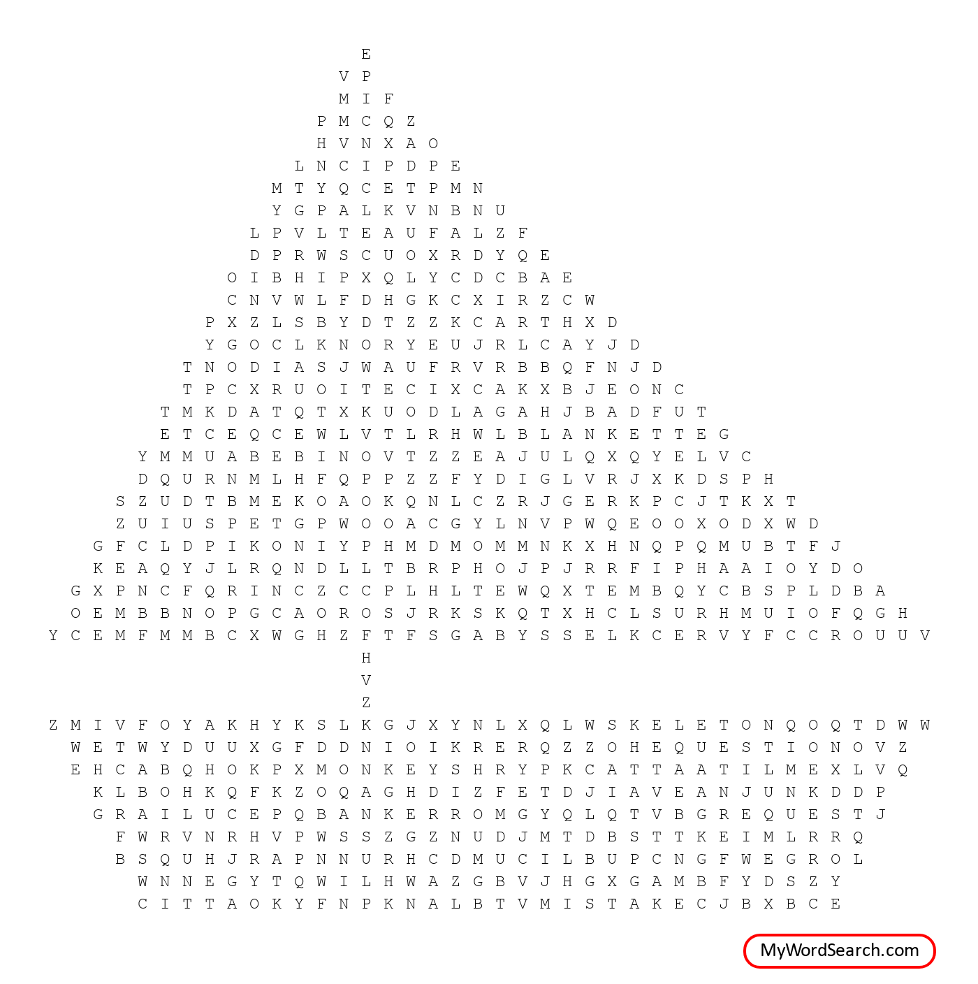 Spelling Word Search Lesson 16