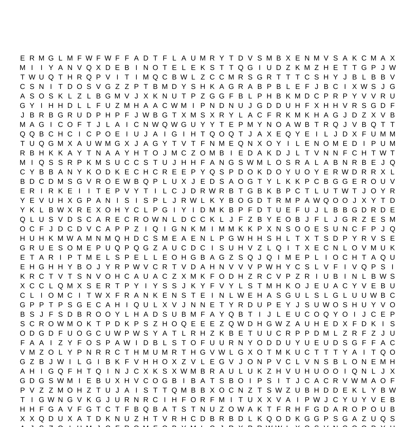 Spooky Word Search