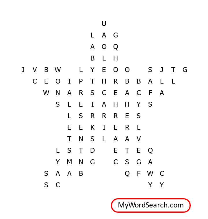 Stella the Star Fairy Word Search