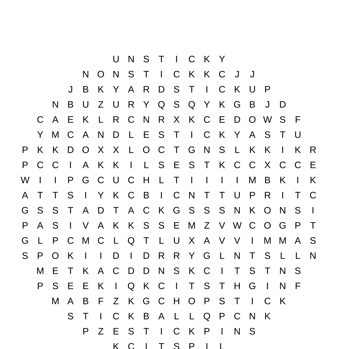 Stickups And Other Sticky Things