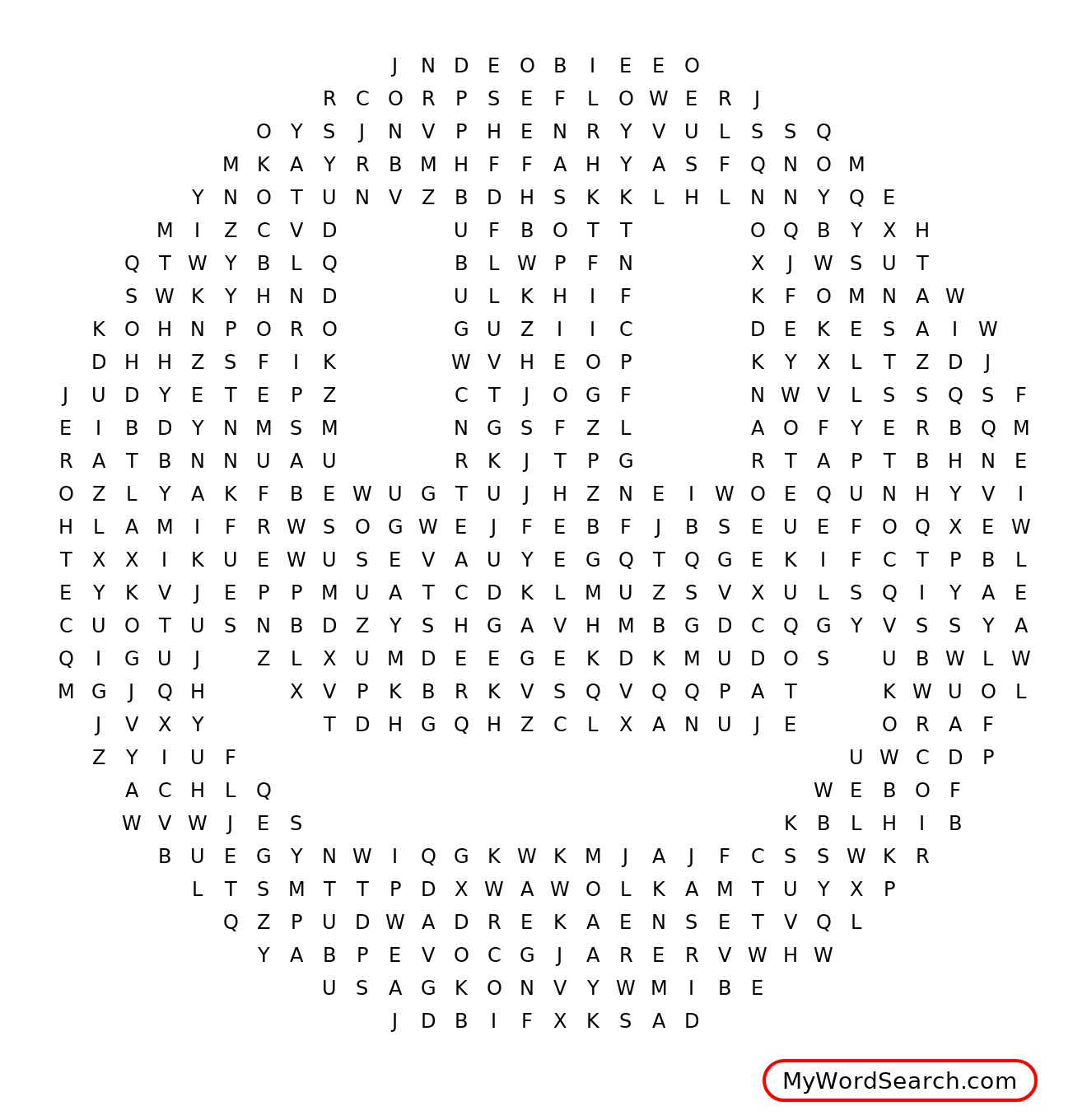 Stink's Stinky Word Search