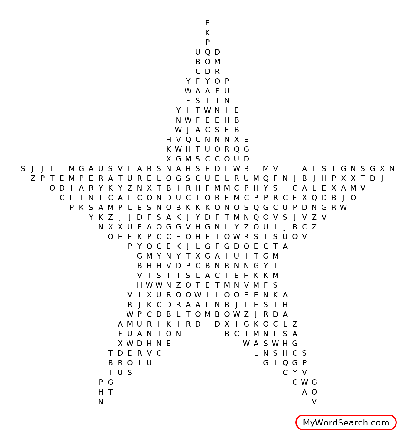 Study Launch Word Search